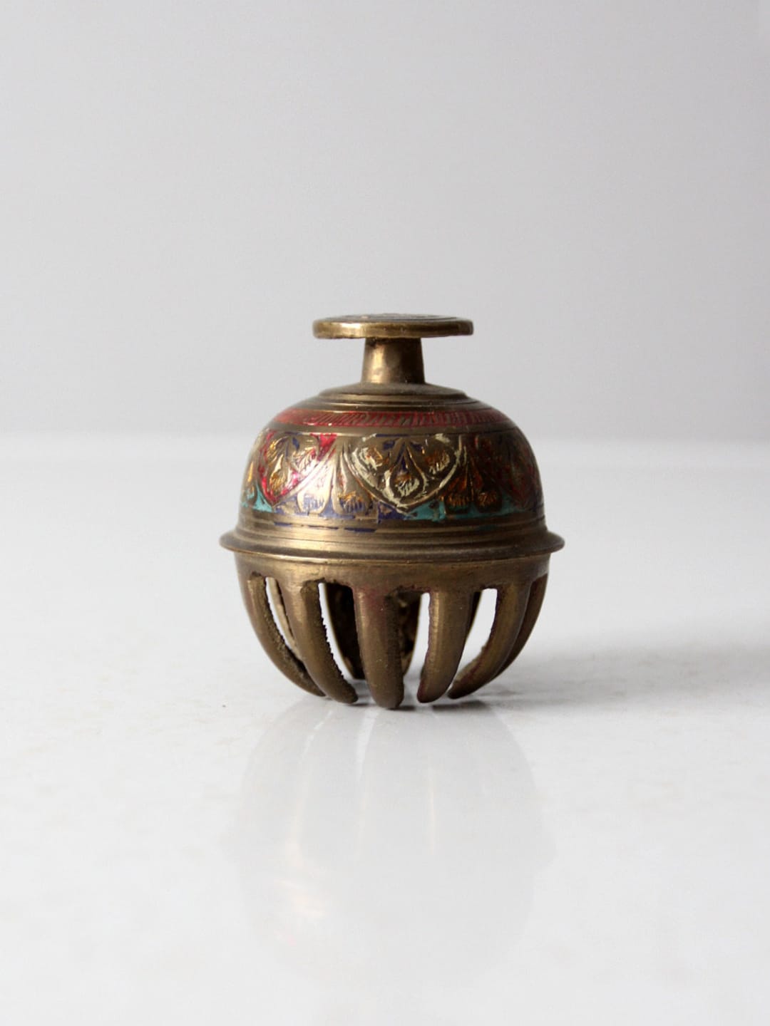 Antique Brass Elephant Claw Bell - Etsy