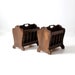 Vintage Leick Wooden Magazine Stands, End Racks Pair - Etsy