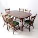 Vintage Virginia House Oak Dining Table and Chair Set - Etsy