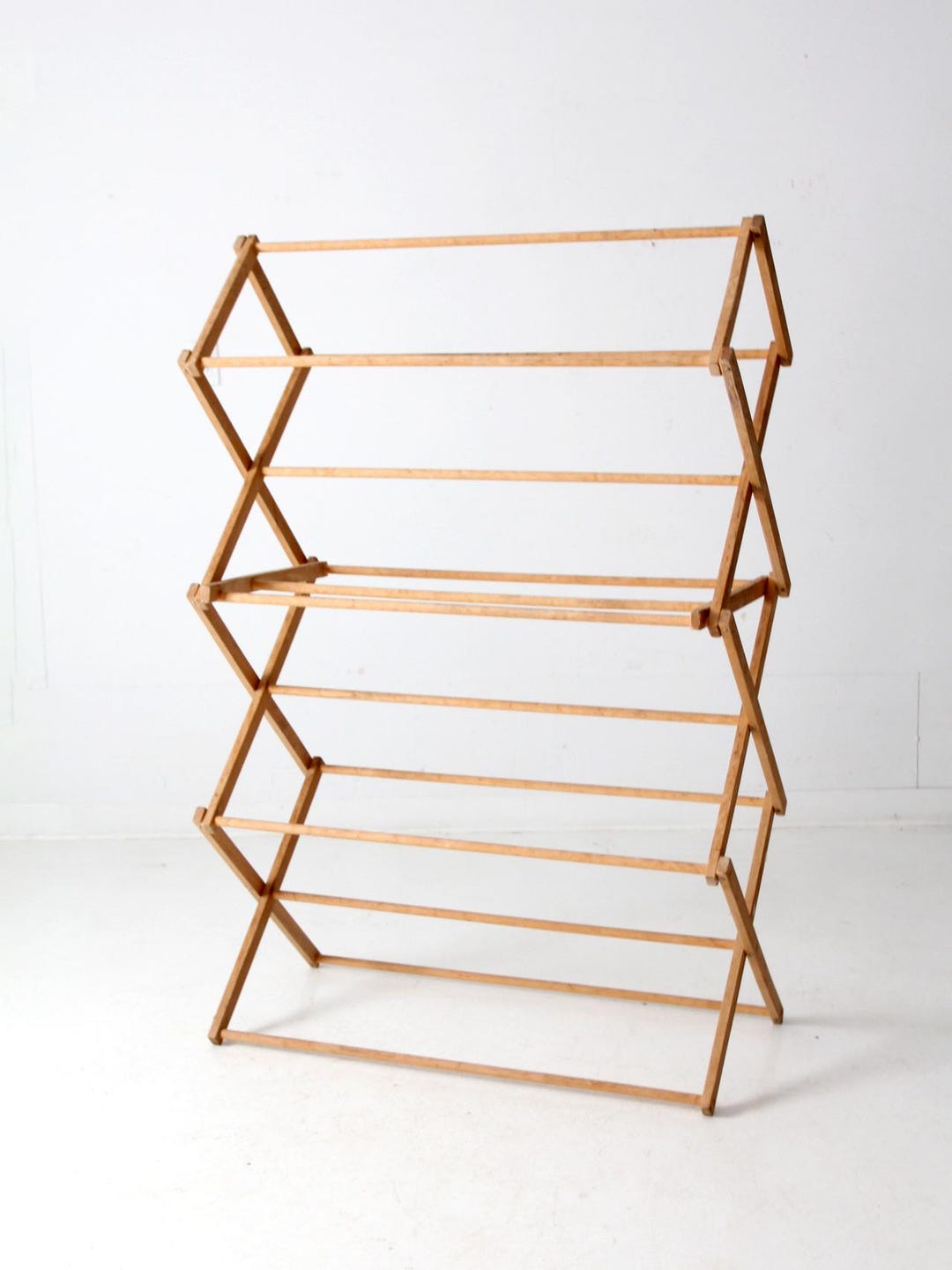 Vintage Drying Rack, Wood Laundry Stand, Clothes Dry Rack - Etsy