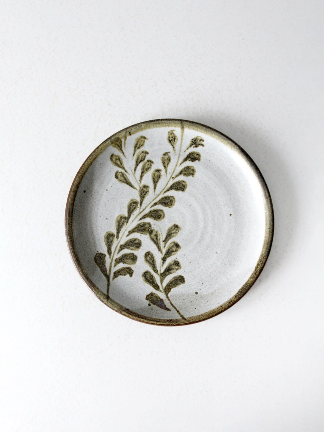 Vintage Studio Pottery Plate - Etsy