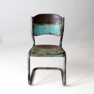 Vintage Metal Floating Patio Chair - Etsy