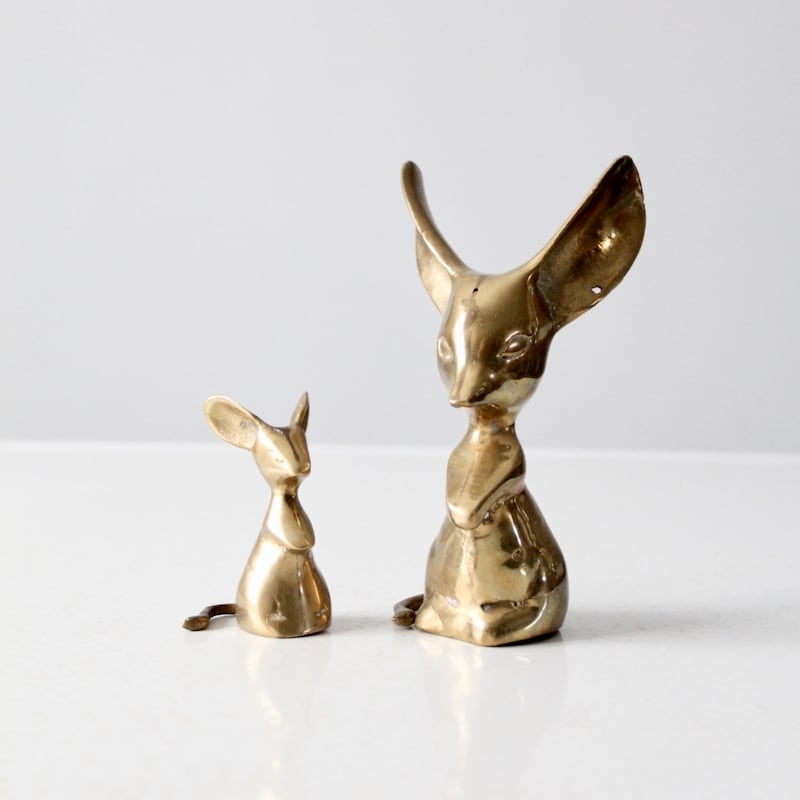 Brass Animal Figurines - Etsy