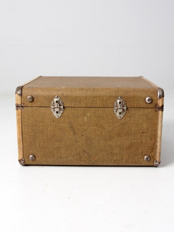 vintage square suitcase - Gem