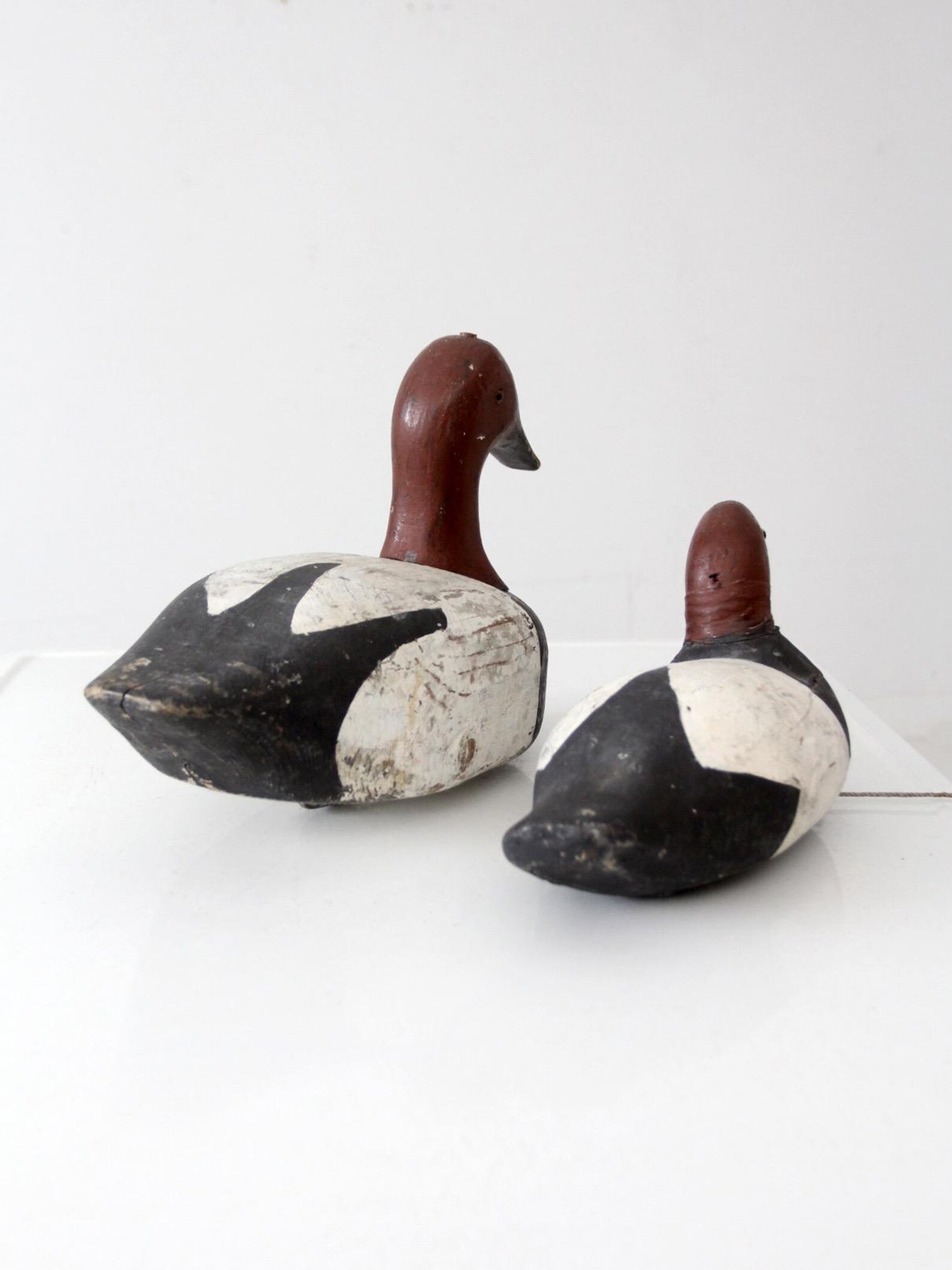 Pair of Vintage Wooden Canvasback Duck Decoys - Etsy