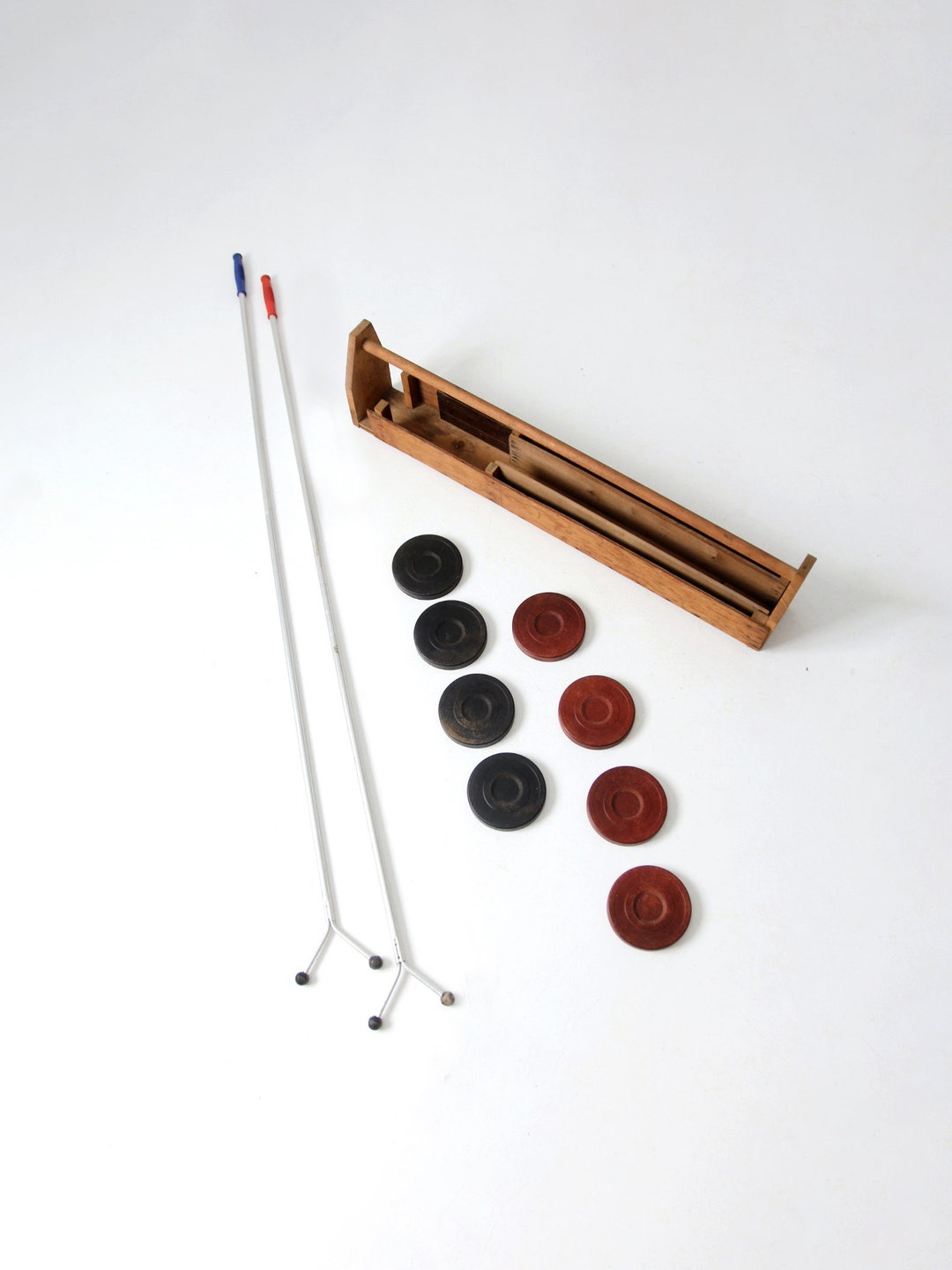 Vintage Shuffleboard Set - Etsy