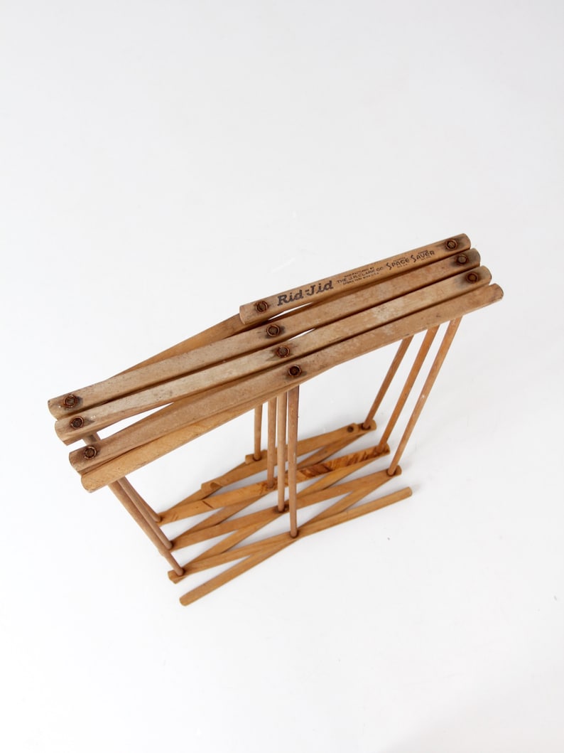 Vintage Rid-jid Wooden Drying Rack - Etsy