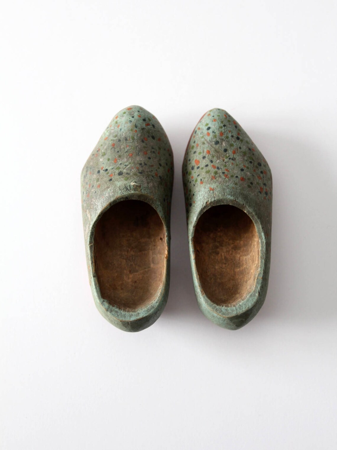 Antique Wooden Clogs Hand Painted Children's Wood Shoes - Etsy