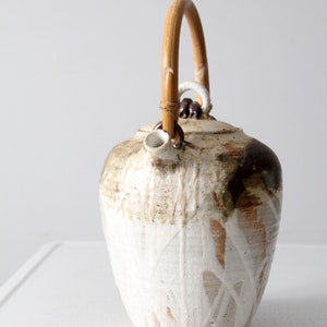 Vintage Greg White Studio Pottery Tea Pot - Etsy