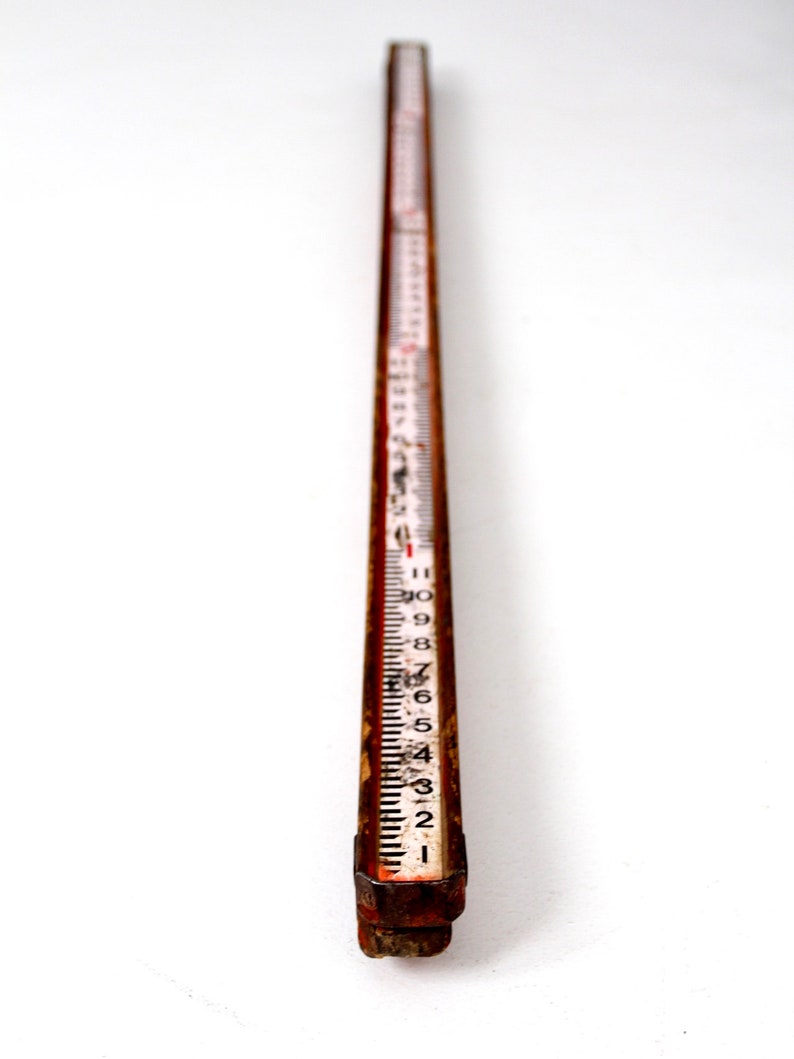 Vintage Surveyors Staff Measuring Rod Ruler | Etsy