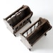 Vintage Leick Wooden Magazine Stands, End Racks Pair - Etsy