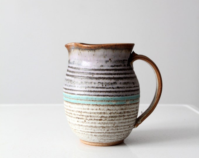 Vintage White Duck Pitcher - Etsy
