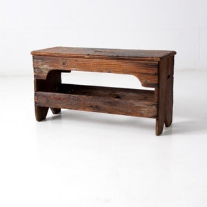 Antique Farmhouse Bench - Etsy