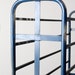 Vintage Industrial Cart, Blue Metal Rolling Rack - Etsy
