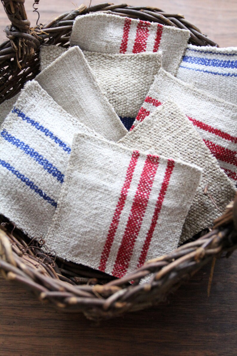Lavender Sachet With Antique Homespun Linen Grain Sack - Etsy