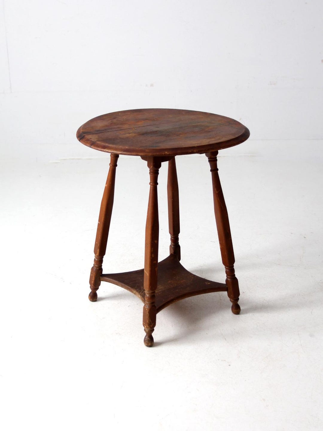 Vintage Wooden Side Table - Etsy