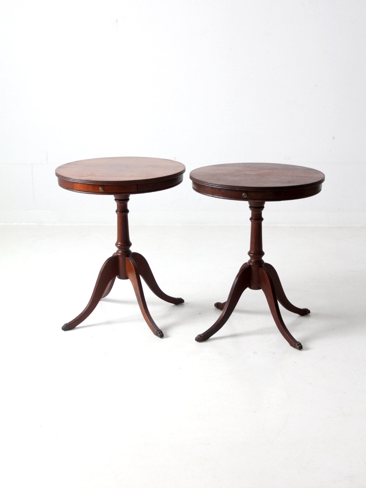 Vintage John M Smythe Side Table Pair Etsy