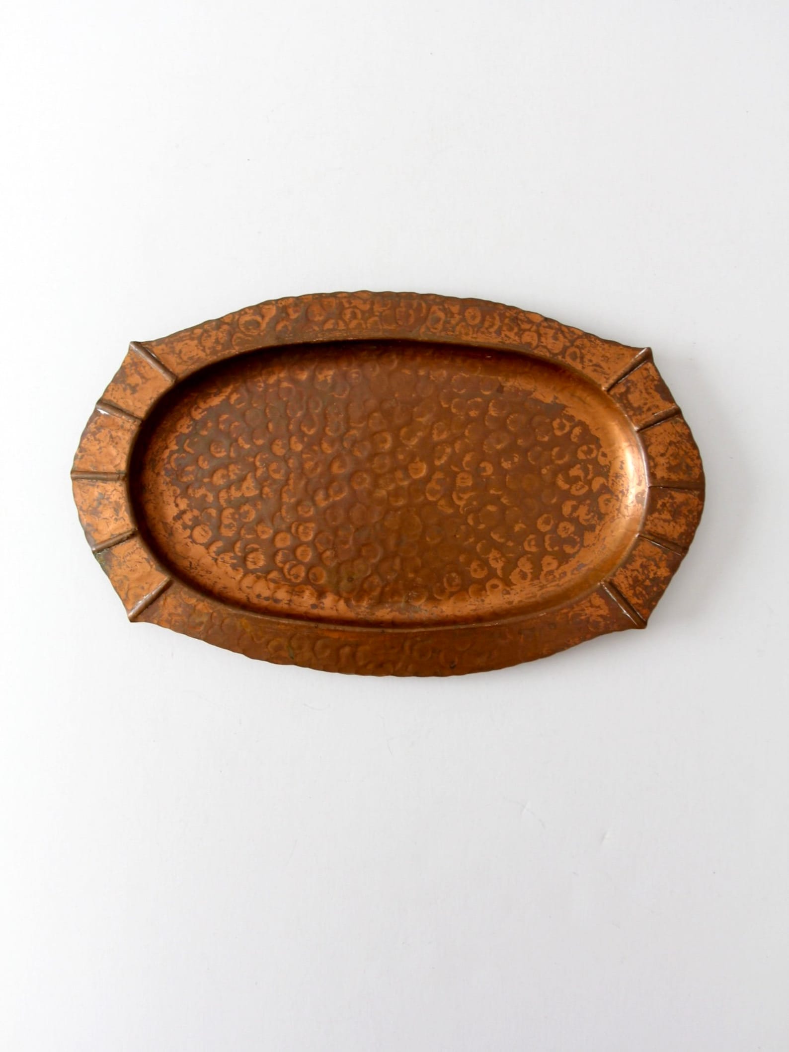 Vintage Hammered Copper Tray, Schaefer's Tray - Etsy