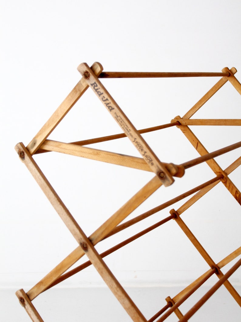 Vintage Rid-jid Wooden Drying Rack - Etsy
