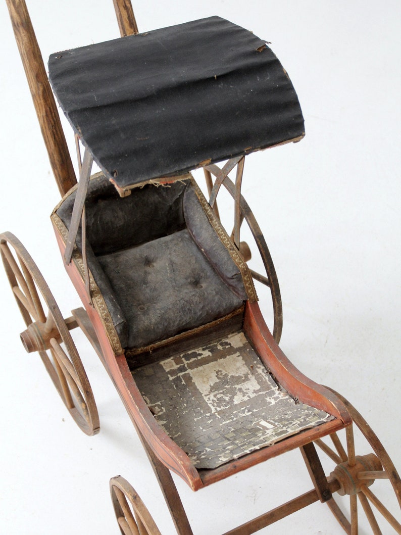 Victorian Doll Carriage With Canopy - Etsy