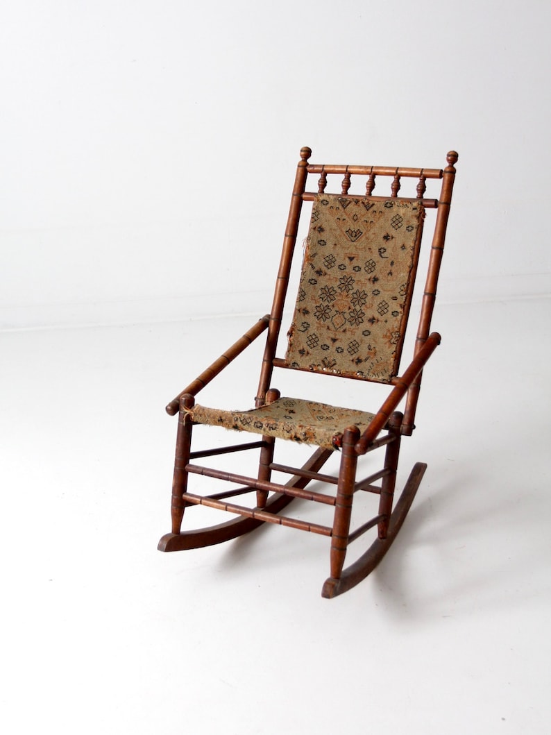 Victorian Rocking Chair Tapestry Chair - Etsy