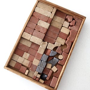 Antique Late 1800s Richter Building Blocks Set - Etsy