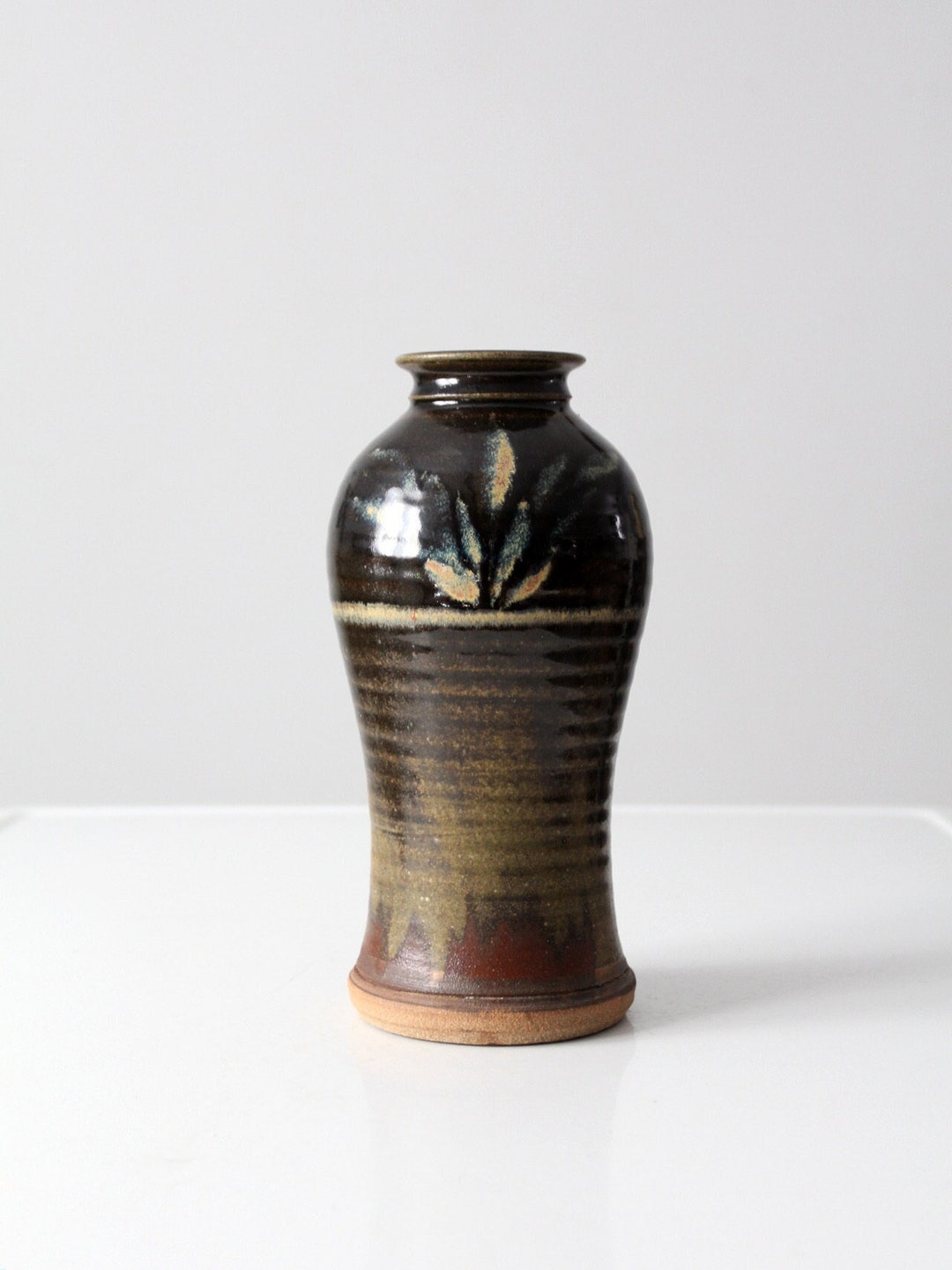 Vintage Studio Pottery Vase - Etsy