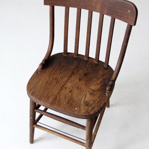 Vintage Slat Back Chair - Etsy