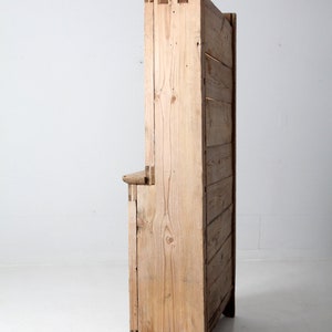 Antique Rustic Pine Hutch Cabinet - Etsy