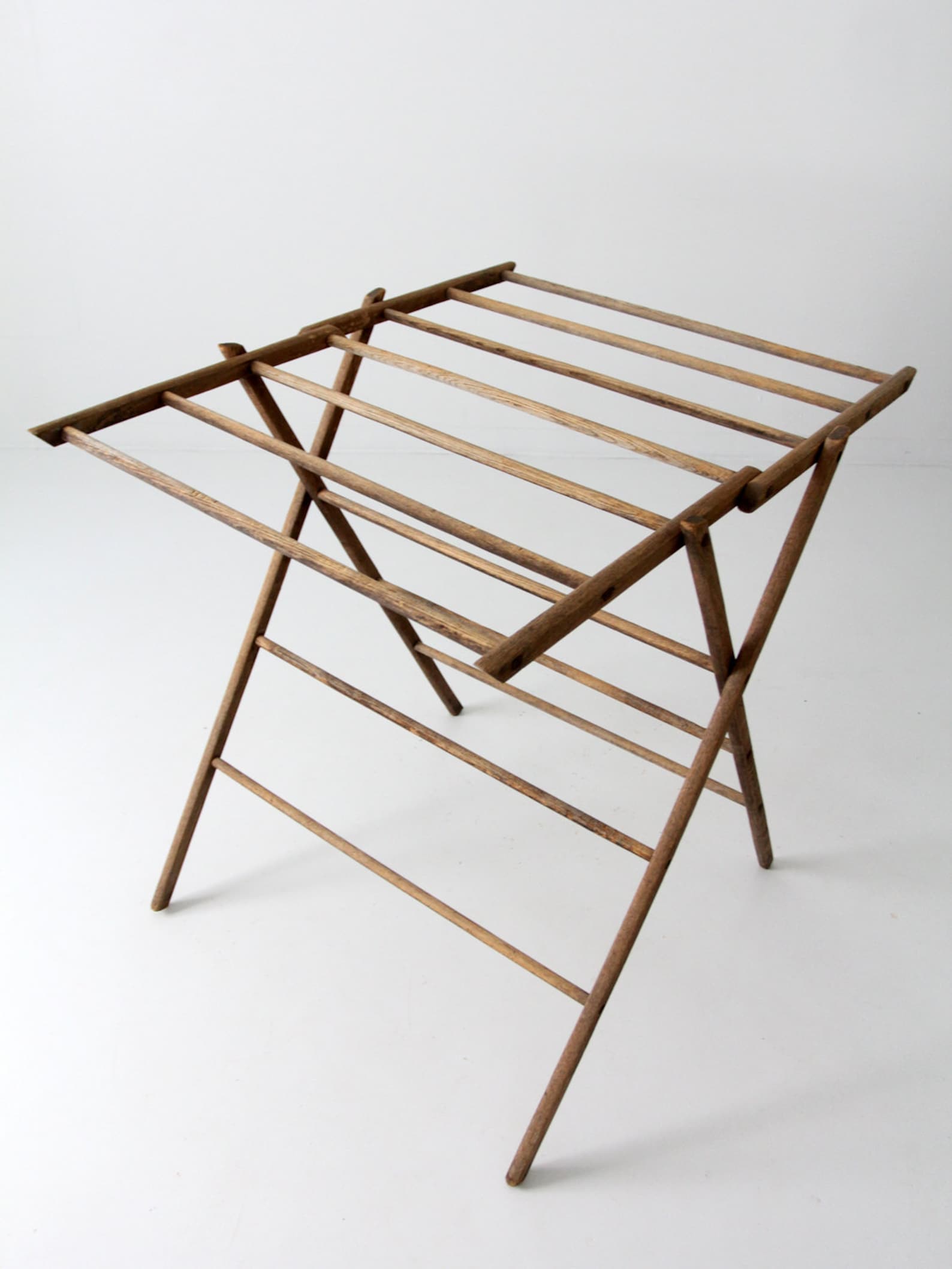 Antique Drying Rack Wood Laundry Stand - Etsy