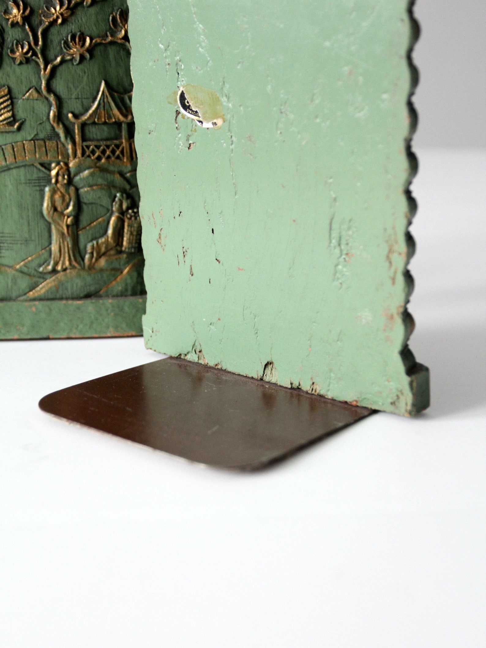 Vintage Syroco Japanese Asian Theme Bookends | Etsy