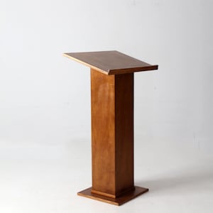 Vintage Wooden Lectern - Etsy