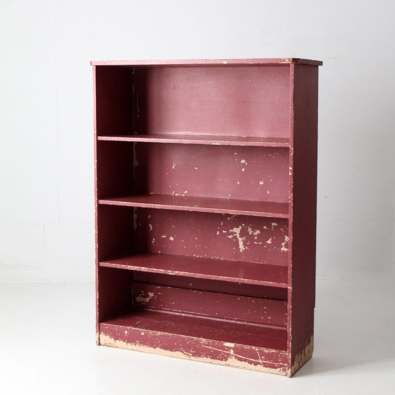 Primitive Bookcase - Etsy