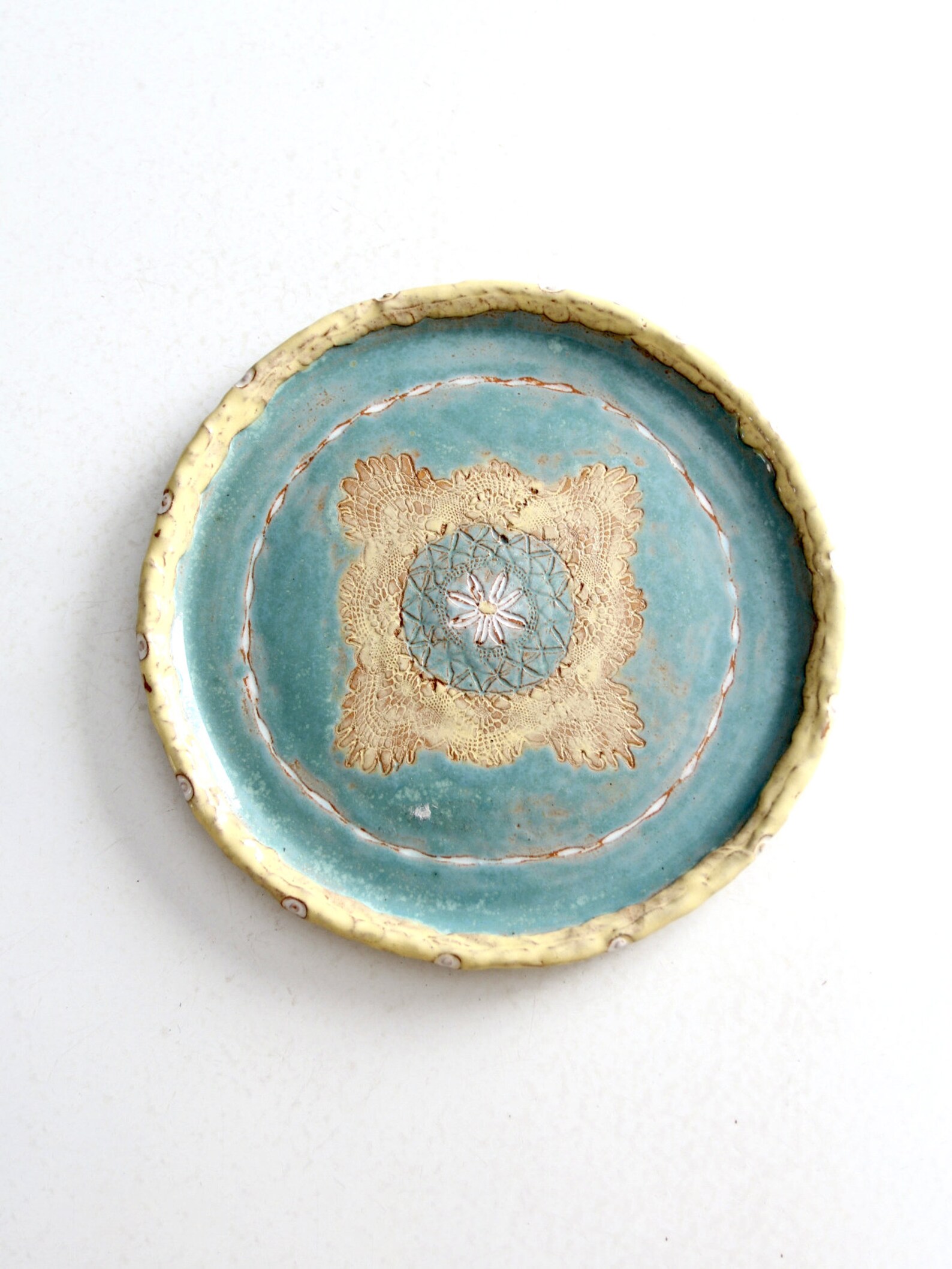 Vintage Studio Pottery Plate - Etsy