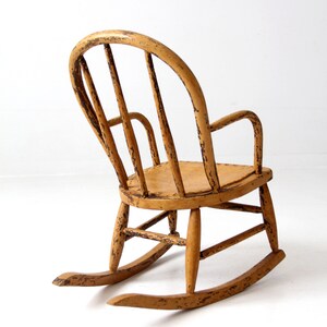 Antique Kid's Rocking Chair - Etsy