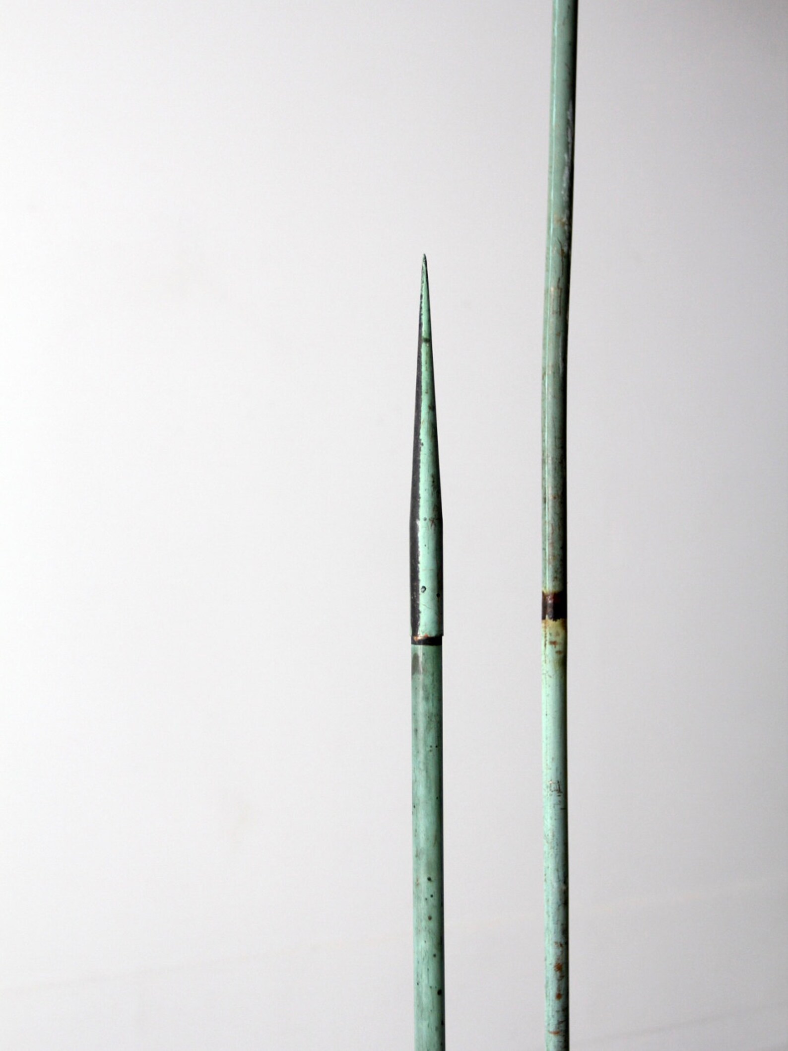 Antique American Lightning Rods Pair Copper Verdigris - Etsy