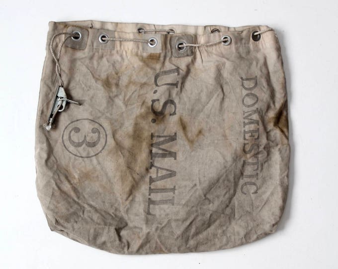 US Mail Domestic Carrier Bag Circa 1981, Canvas Mail Bag - Etsy