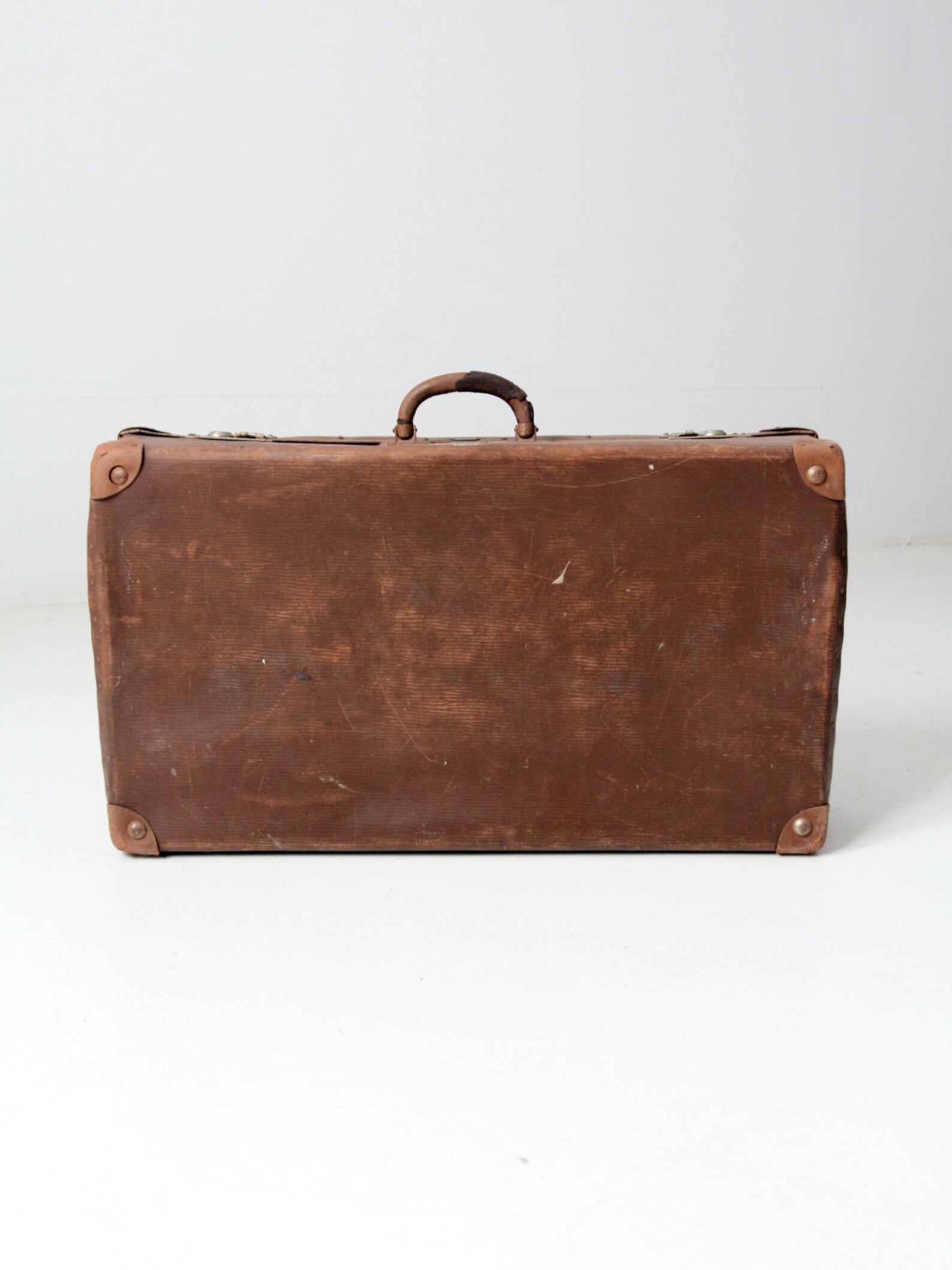 Vintage Echt Vulkanfiber Suitcase German Luggage - Etsy