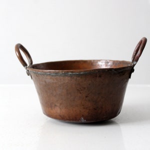 Antique Hammered Copper Kettle Pot - Etsy