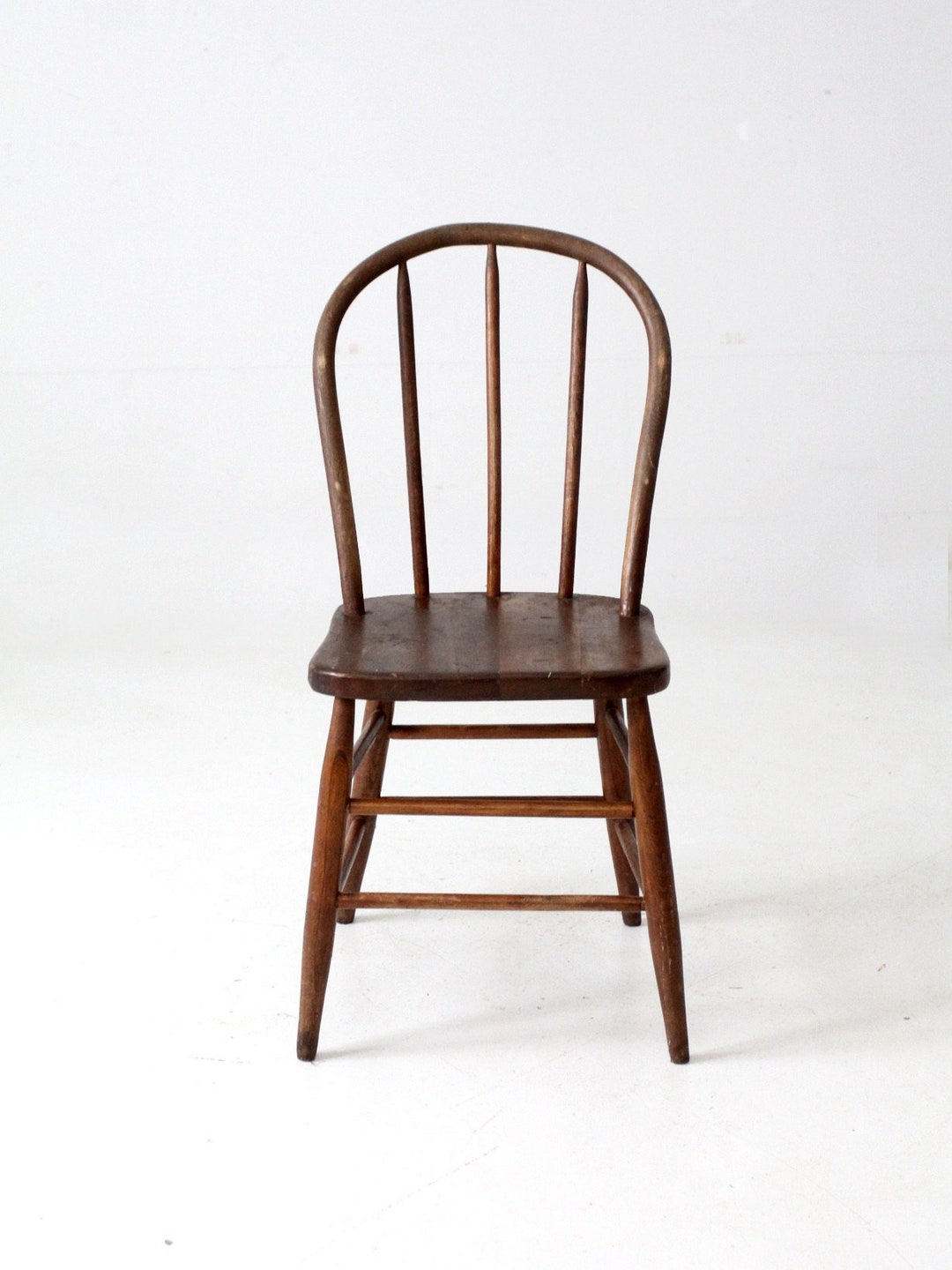 Antique Spindle Back Chair, Farmhouse Windsor Dining Chair - Etsy