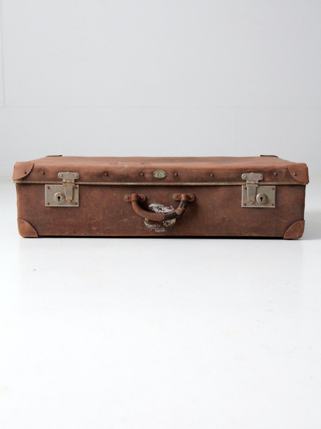 Vintage Echt Vulkanfiber Suitcase, German Luggage - Etsy