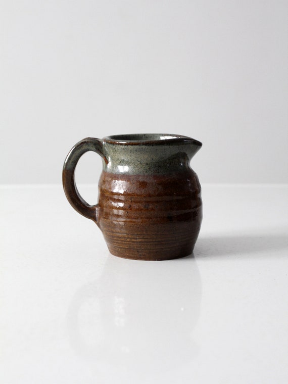Vintage Studio Pottery Creamer Pitcher - Etsy