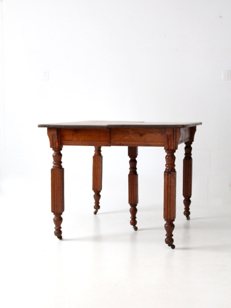Antique Five Leg Dining Table - Etsy