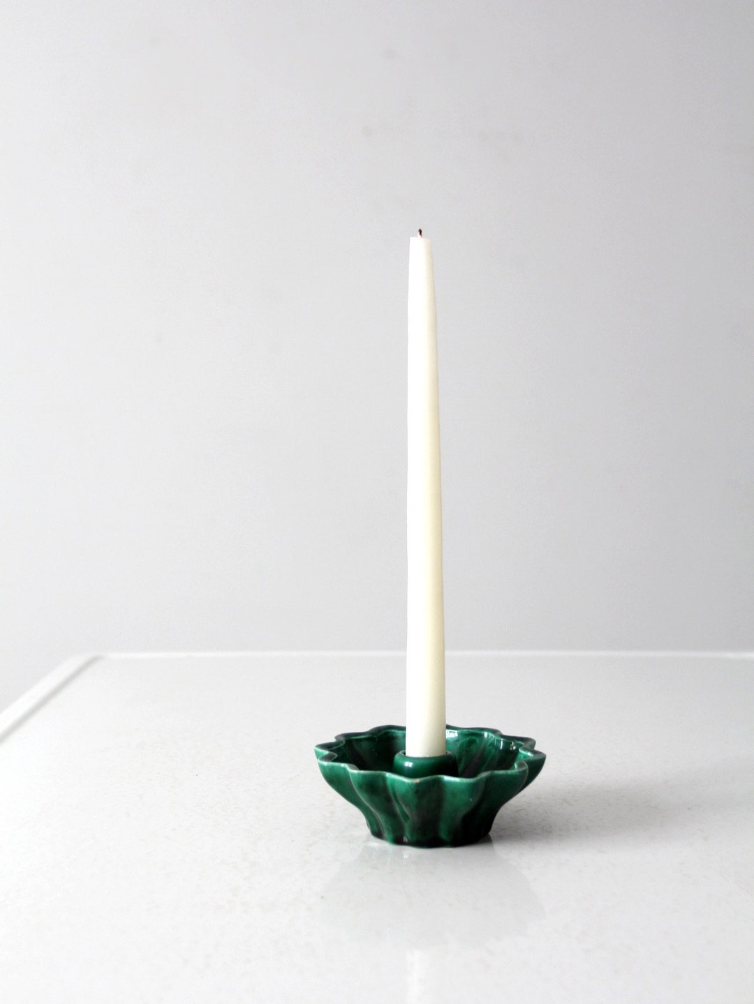 Vintage Studio Pottery Candlestick Holder - Etsy