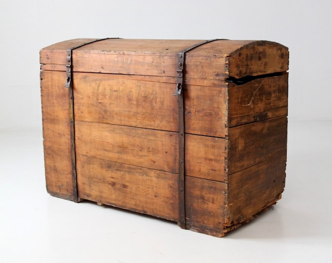 18th Century Antique Chest Antique Blanket Chest Antique Trunk Antique ...