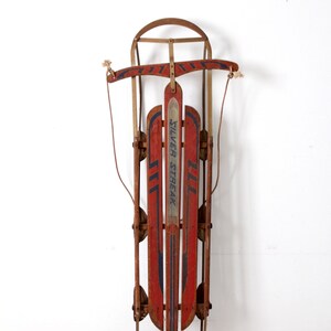 Vintage Garton Silver Streak Sled - Etsy UK