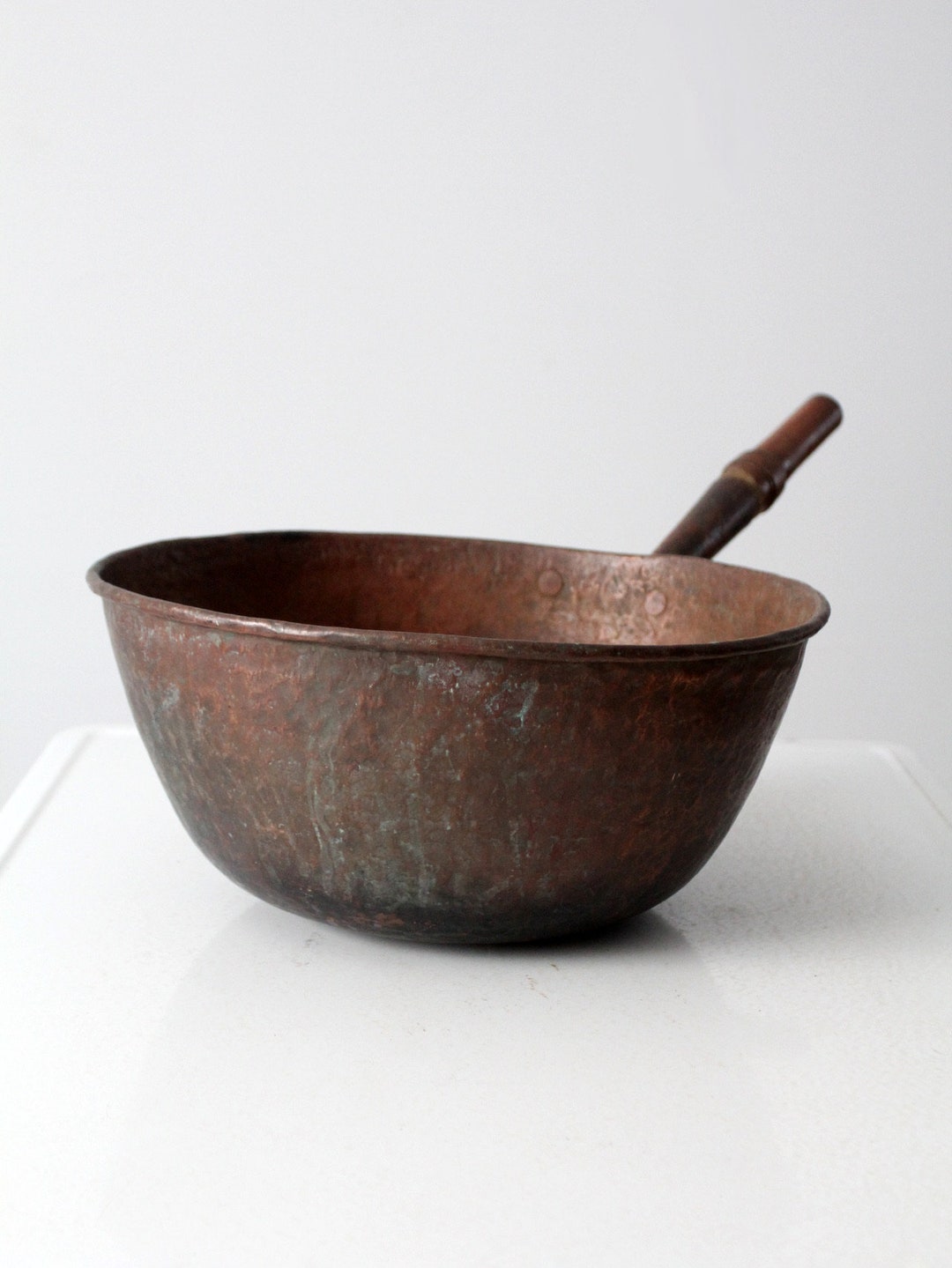 Antique Hammered Copper Pot - Etsy