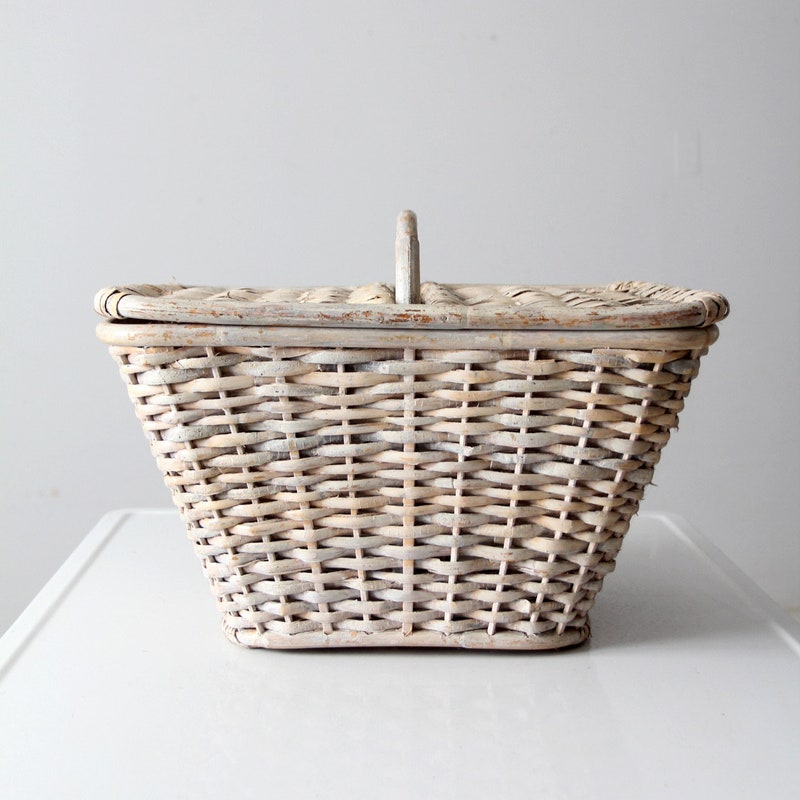 Covered Basket - Etsy
