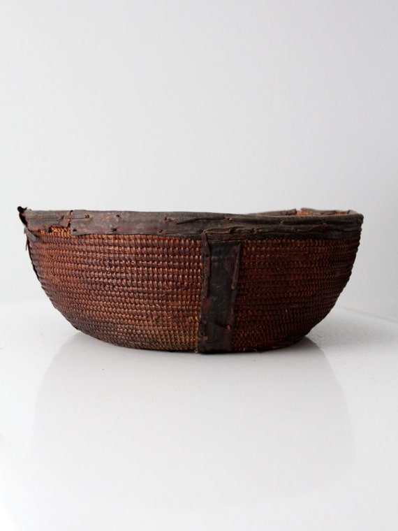 Antique African Bowl Tribal Basket - Etsy