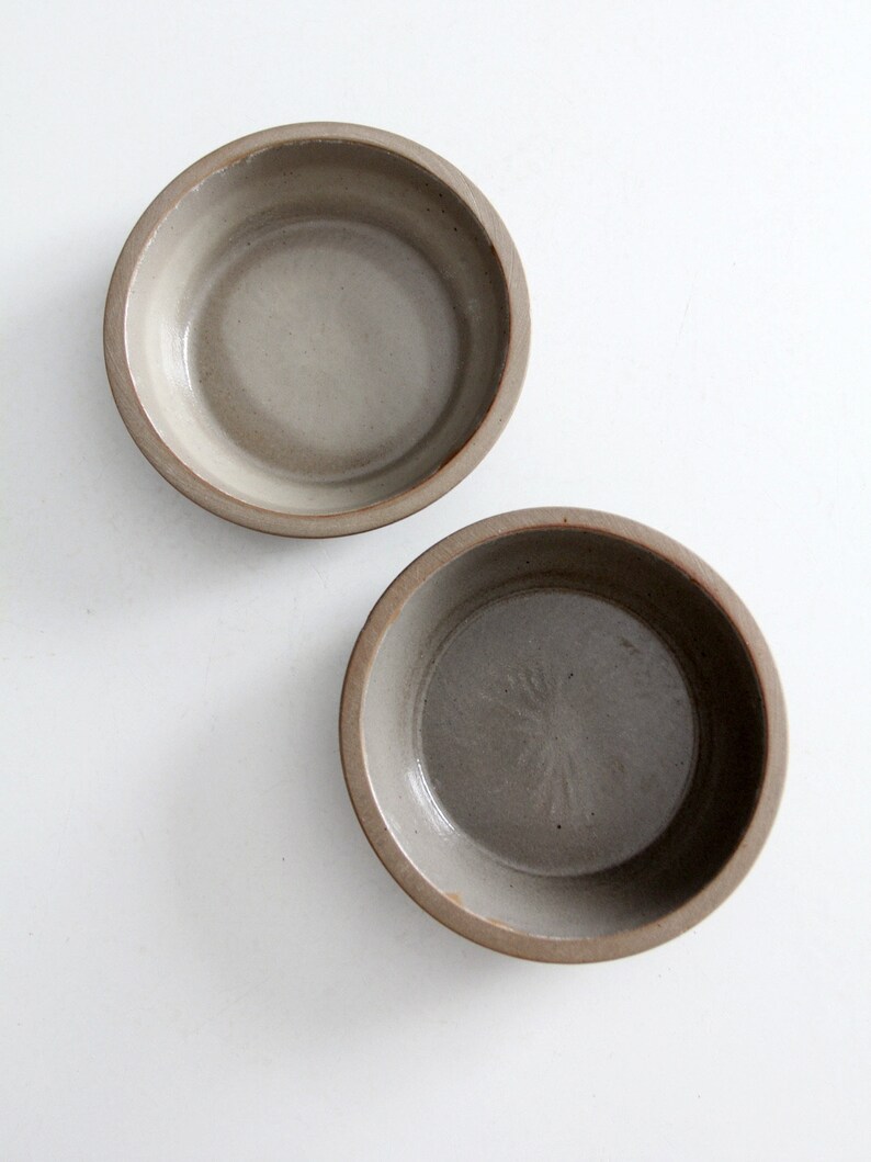 Vintage Studio Pottery Bowls Pair - Etsy